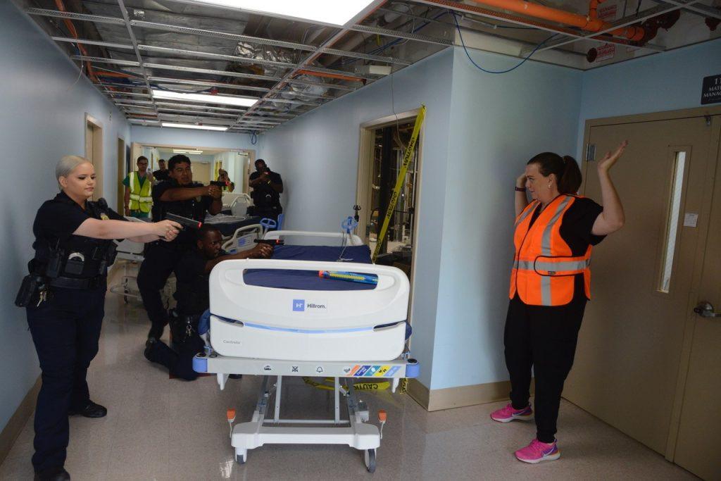 Police and hospital stage fake mass shooting to practice response ...